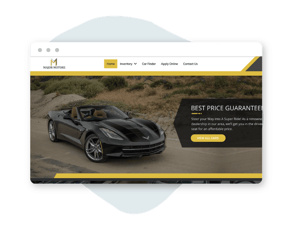 I made my website with dealercenter and they provided a fast responsive ...