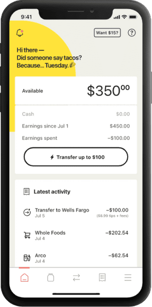 EarnIn | You worked today. Get paid today