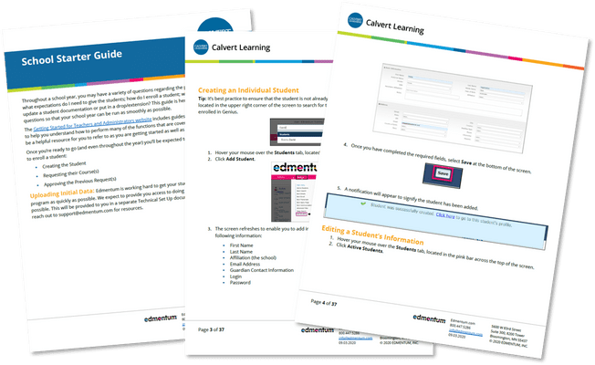 Calvert Learning | Getting Started