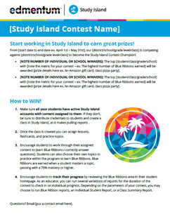 Study Island | Contest Toolkit