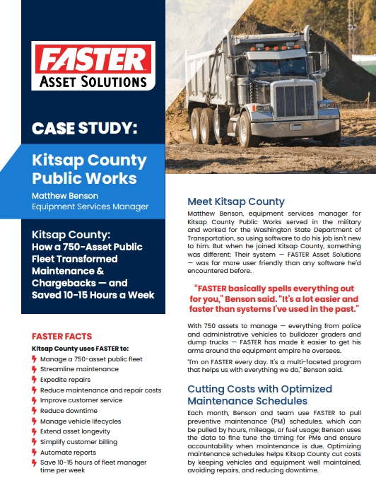 FASTER | Fleet Asset Management