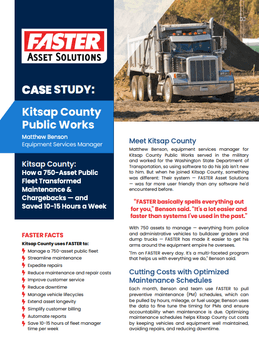 FASTER | Fleet Asset Management