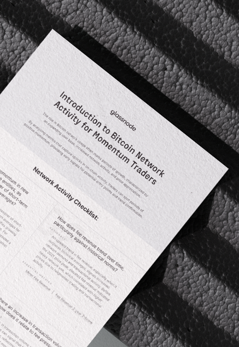 Bitcoin Momentum Trader Checklist - Network Activity Data