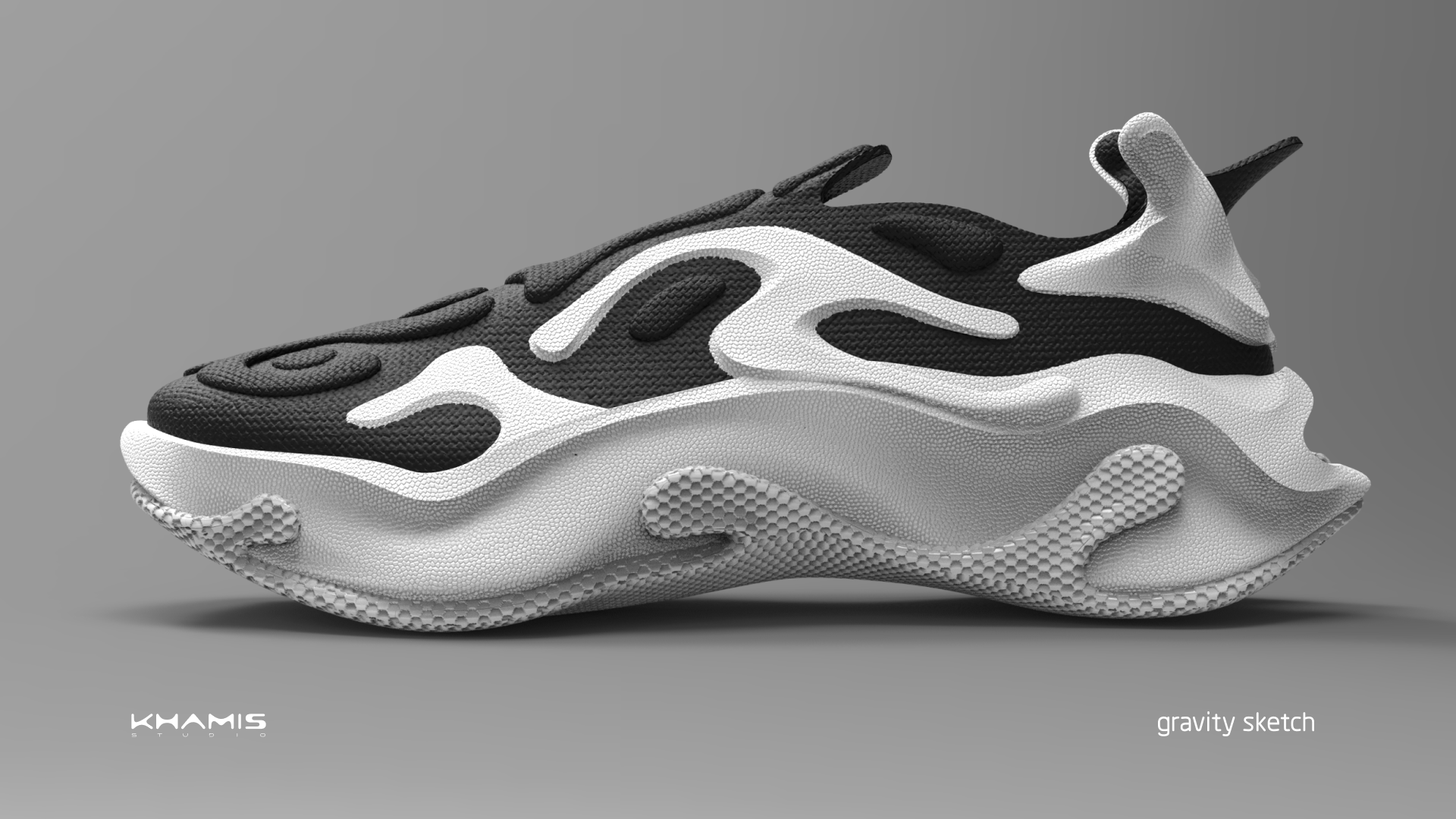 Khamis Studio x Gravity Sketch footwear workflow