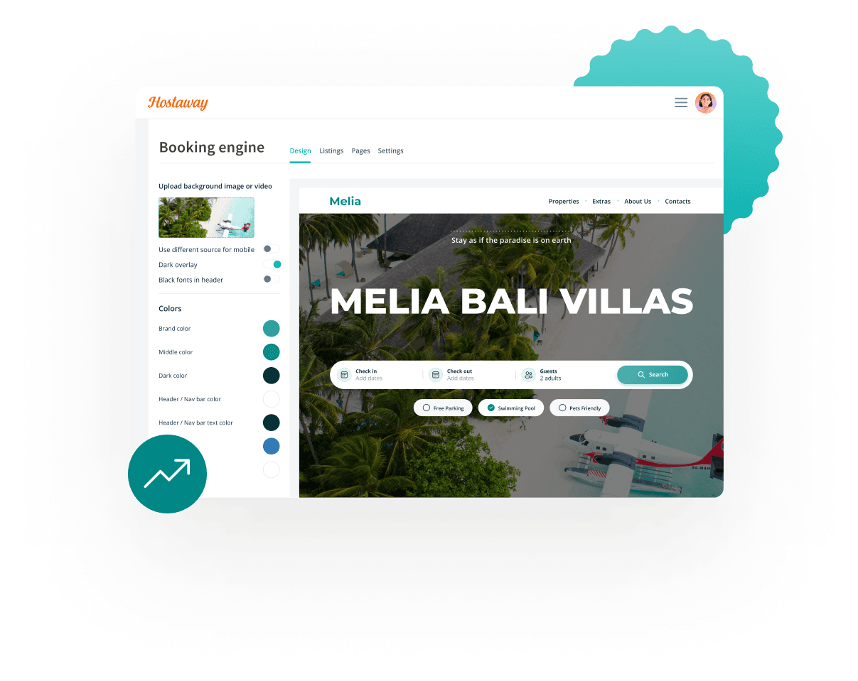 Hostaway Direct Booking Website Builder