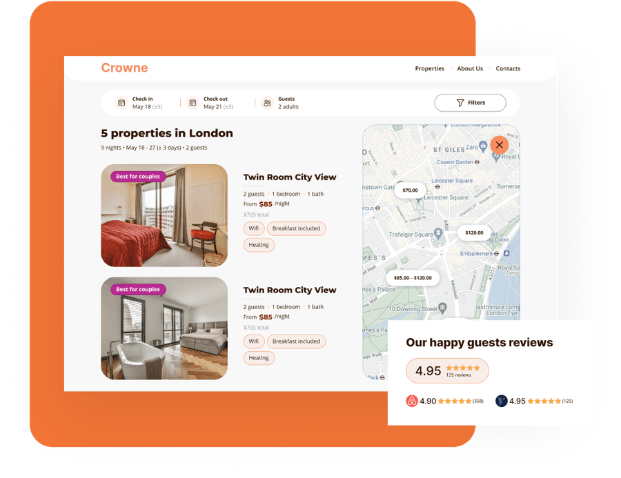 Hostaway Direct Booking Website Builder