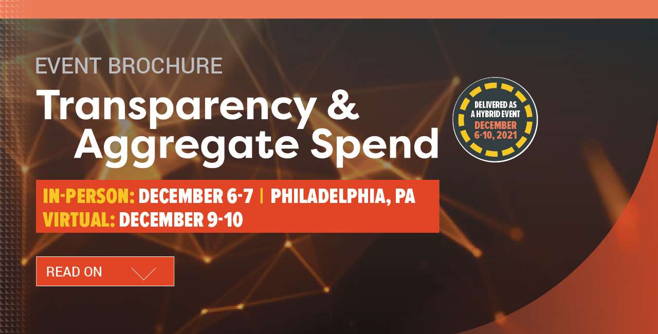 Transparency & Aggregate Spend Hybrid Event Brochure Request
