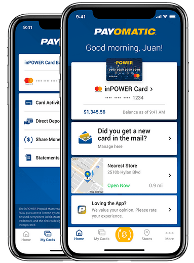 Get the inPOWER Card at PAYOMATIC | inPOWER Card