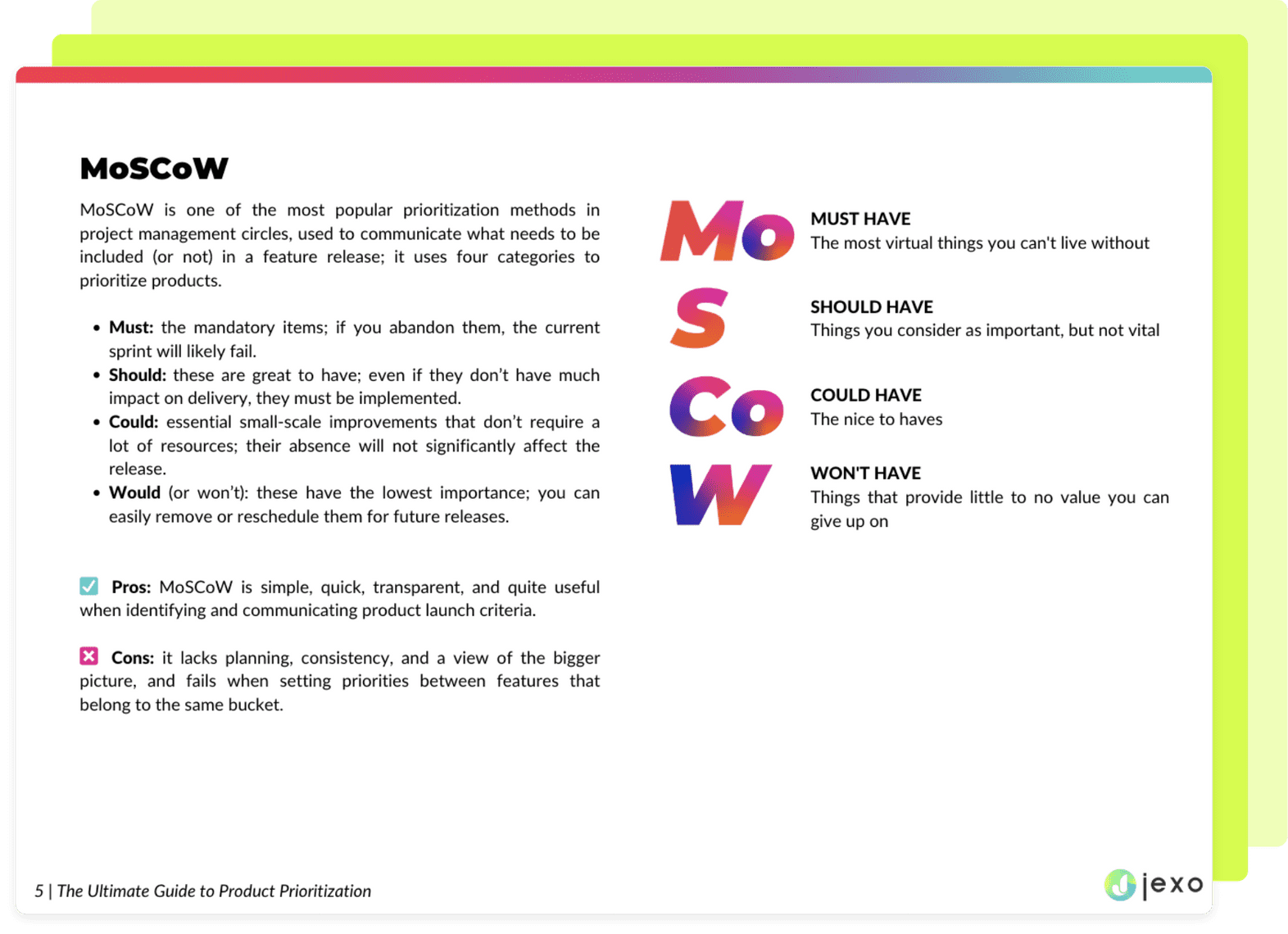 The Ultimate Guilde to Product Prioritization | Jexo