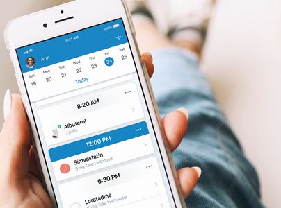Open the Medisafe App and tap GET STARTED