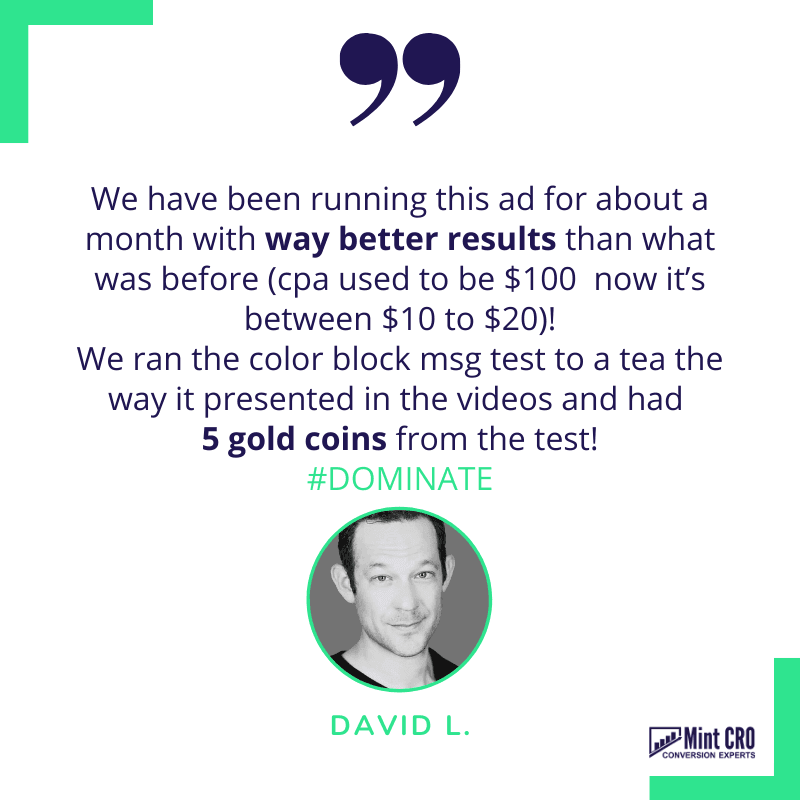 Mint CRO | Conversion Rate Optimization