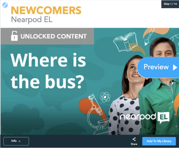 Nearpod EL - Sample Lessons