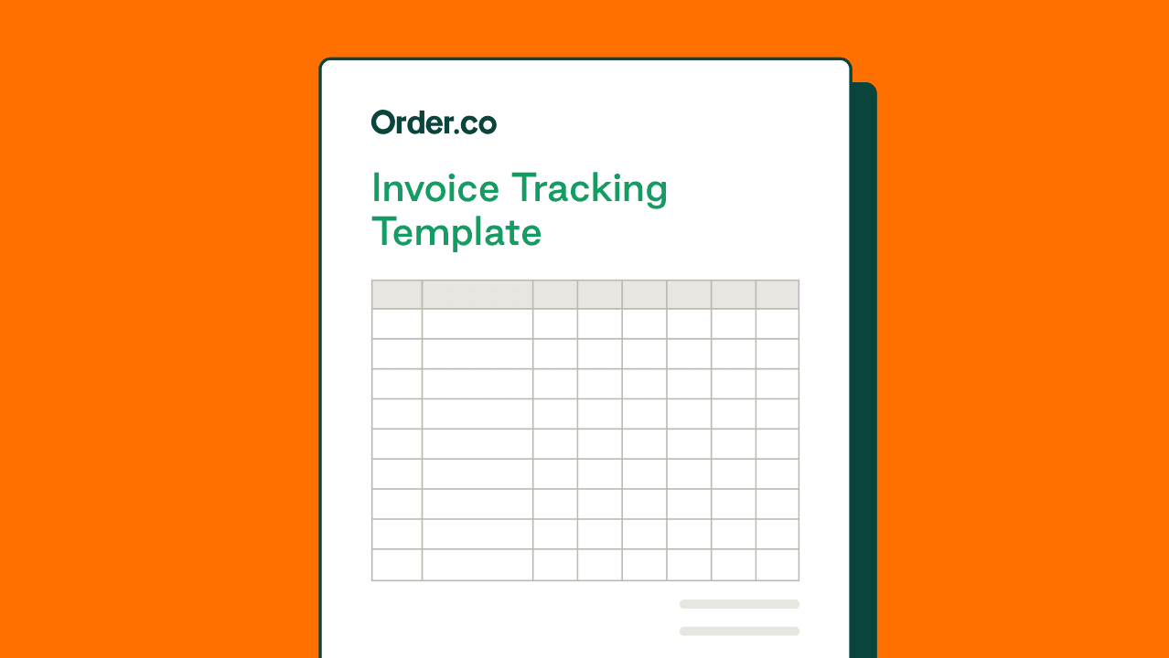 Invoice Tracking Template | Download | Order.co