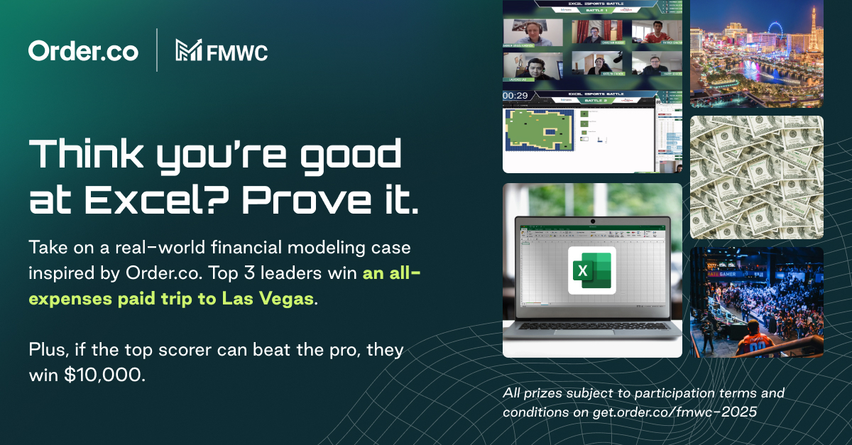 Financial Modeling World Cup Virtual Registration | Order.co