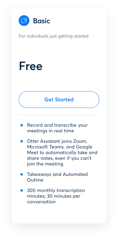 Otter.ai - Automatic Lecture Notes