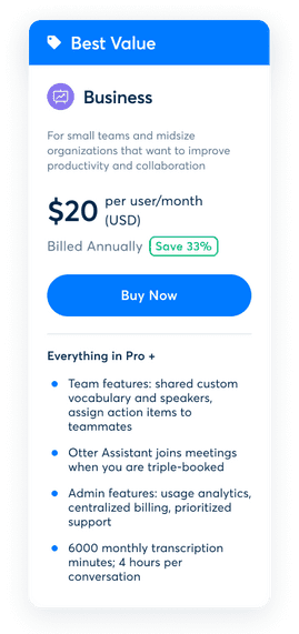 Otter.ai - Automate your meeting notes