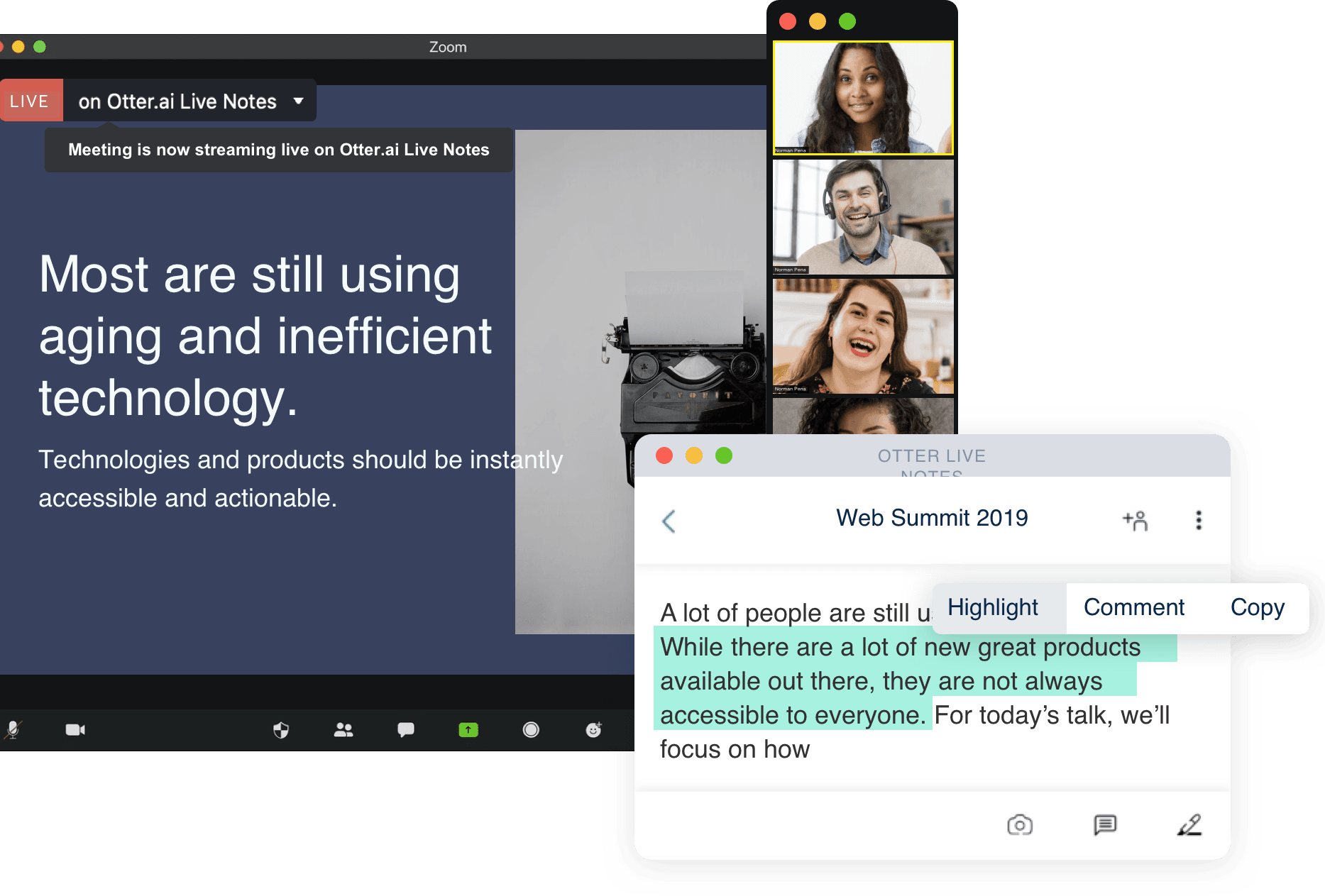 Otter.ai - Automatic Notes for Events