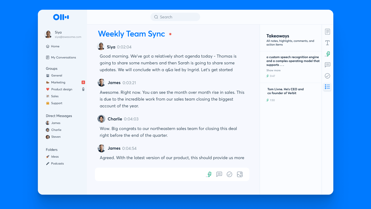 Otter.ai - Automatic meeting notes