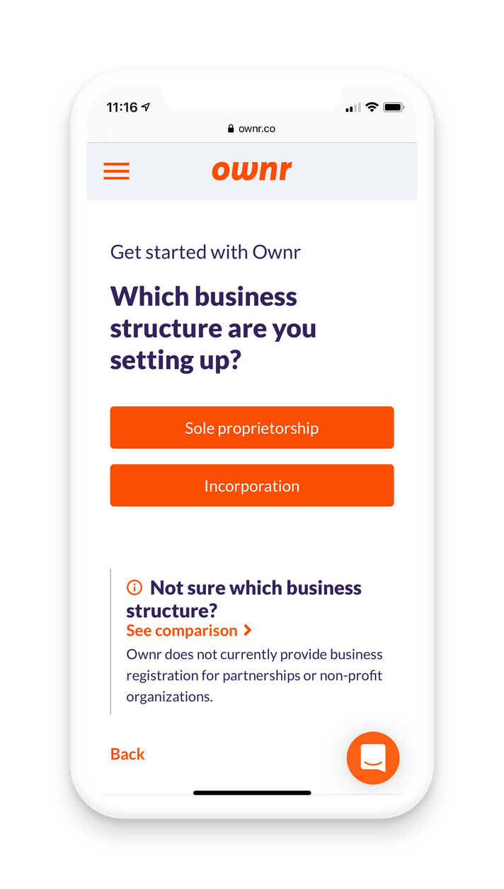 Ownr | Register Your Business