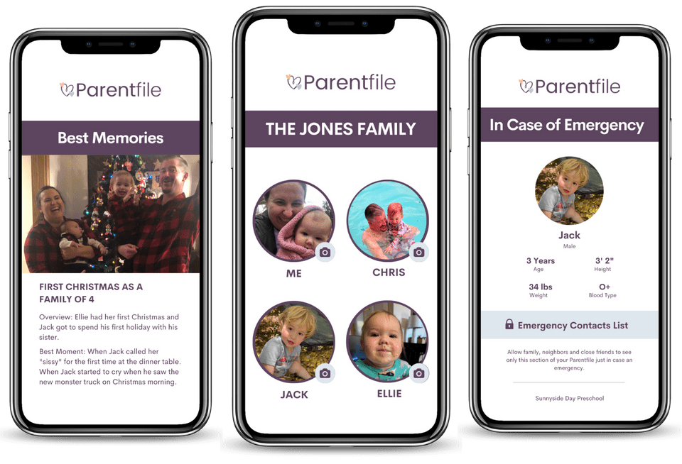 Parentfile | Save what matters most, all in one place