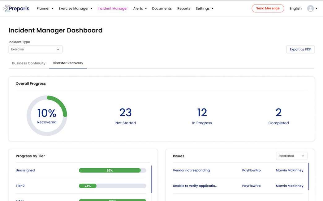 Preparis IT/DR Planner