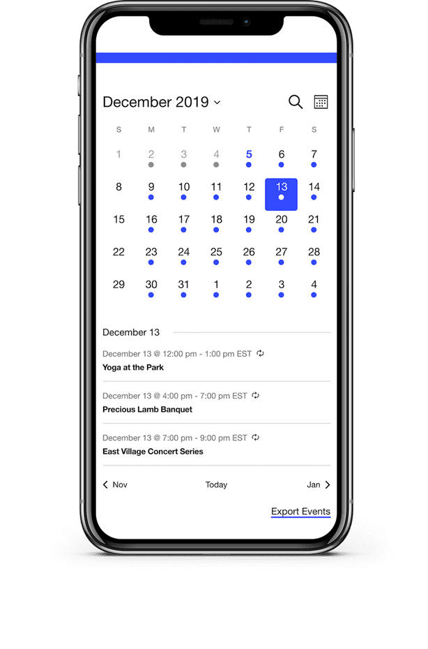Purplepass + The Events Calendar
