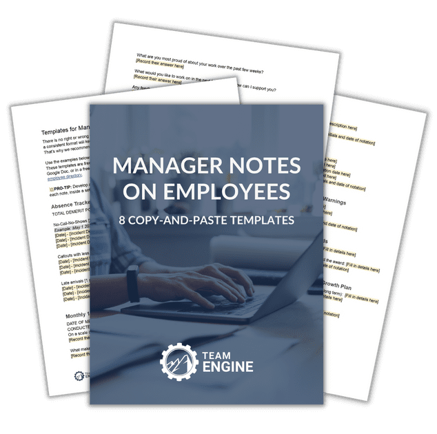 Manager Notes on Employees: 8 Templates for Tracking Employee ...