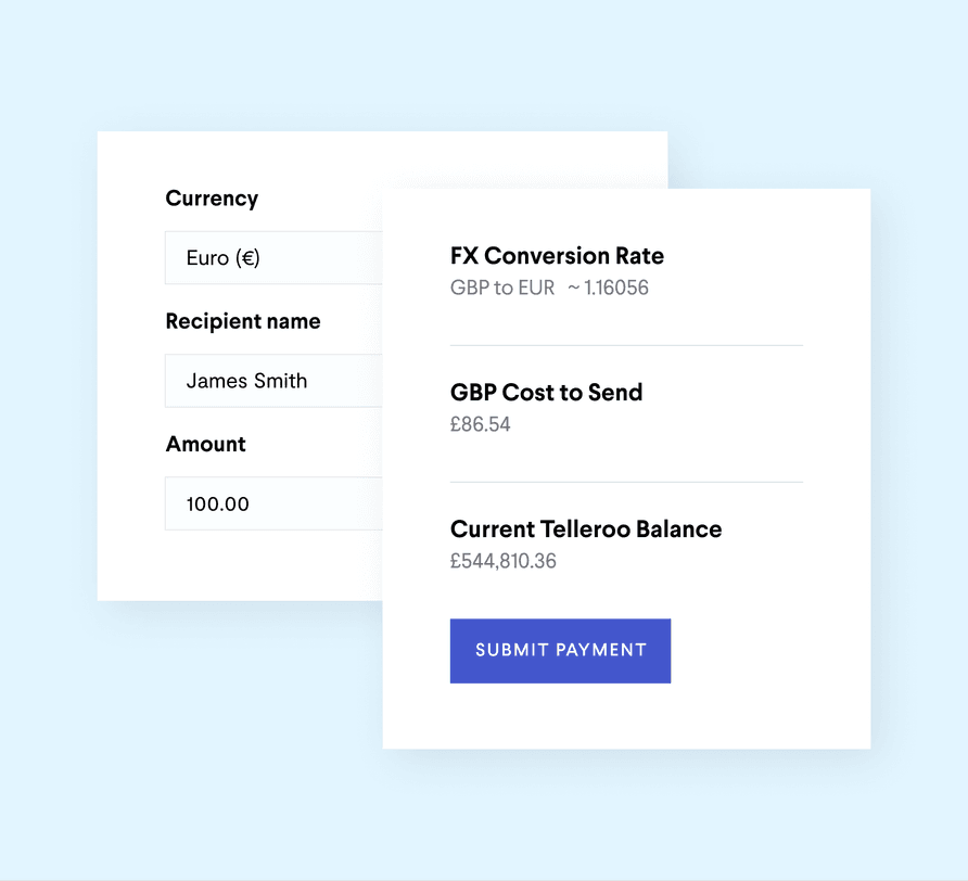 Make bulk FX international payments