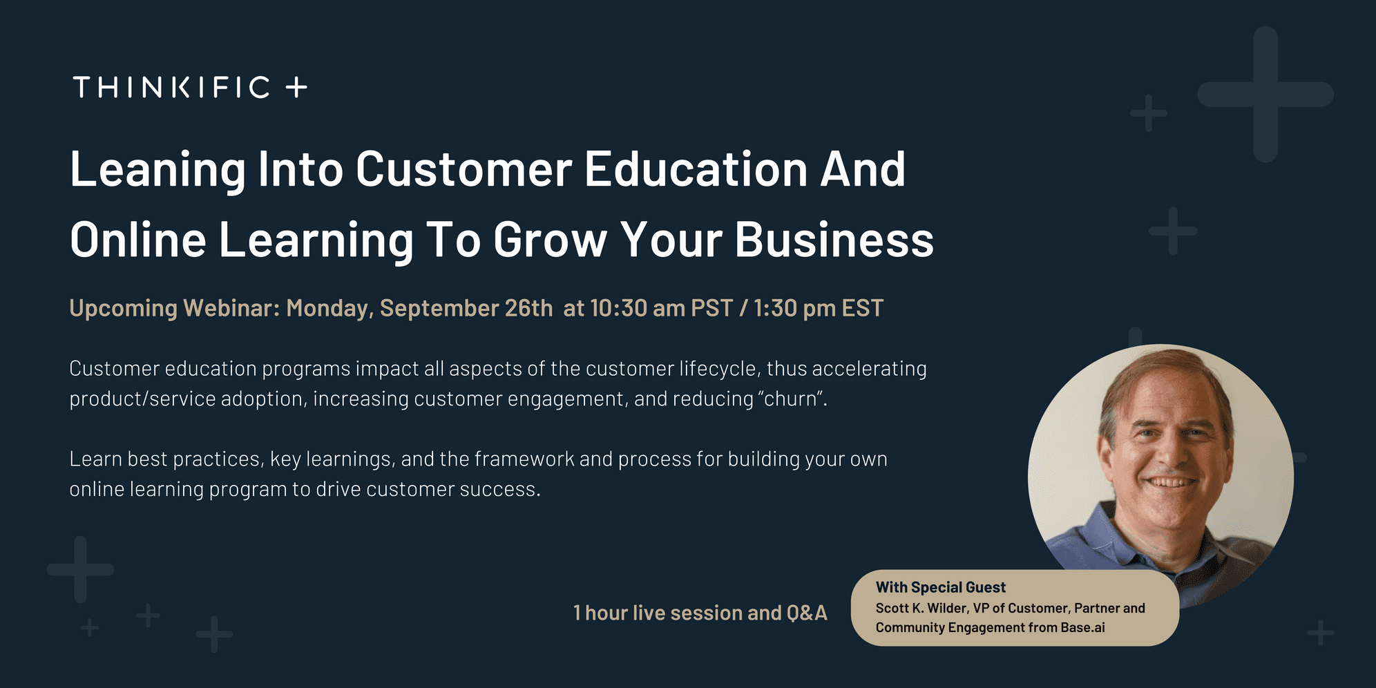 "Leaning Into Customer Education And Online Learning To Grow Your Business from Thinkific