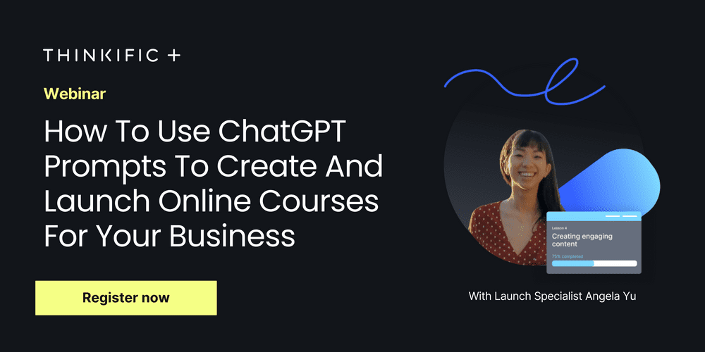 How To Use ChatGPT Prompts To Create An Online Course For Your Business : Free Webinar Presented ...