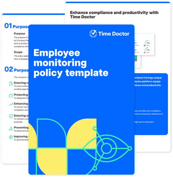 Employee monitoring policy template | Time Doctor