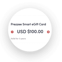 Prezzee Smart eGift Card | Instant free delivery