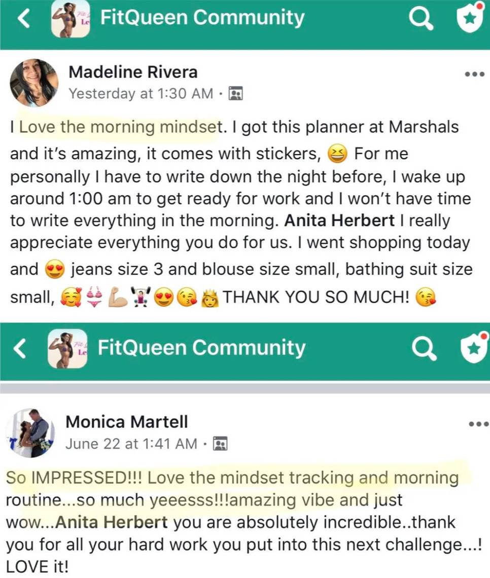 Anita Herbert -Project Hourglass FitQueen Challenge