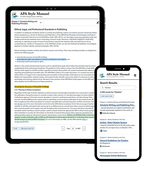 APA | APA Style Manual