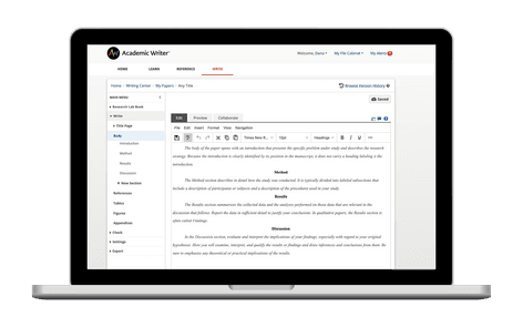 APA | Academic Writer Institutional Trial