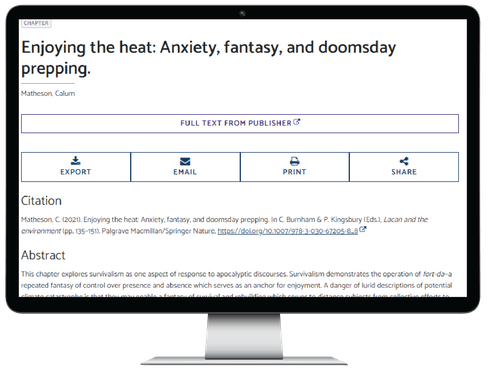 APA PsycInfo® research services