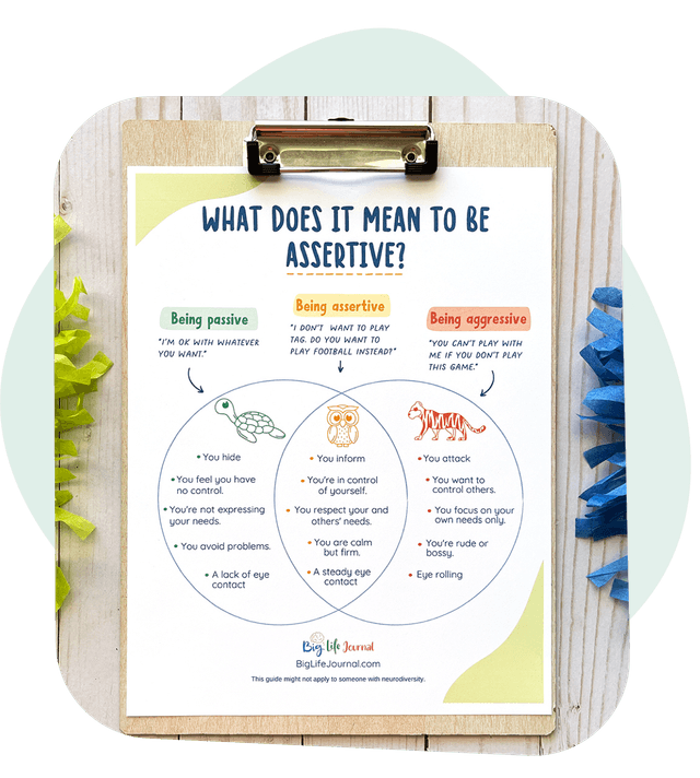 Assertive children know how to stand up for themselves (and others ...