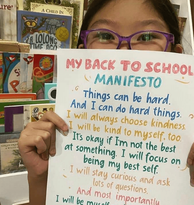 Back to School Manifesto Printable - Big Life Journal