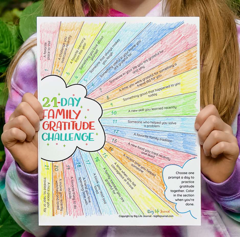 21-Day Family Gratitude Challenge - Big Life Journal
