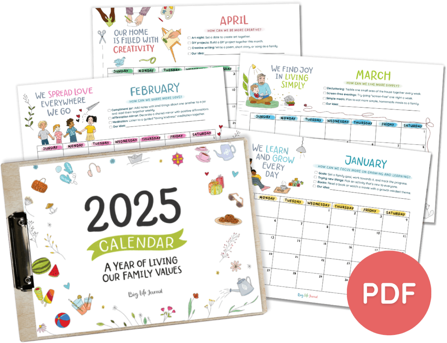2025 Printable Goal-Setting Kits for Kids and Teens - New Year Kits by ...