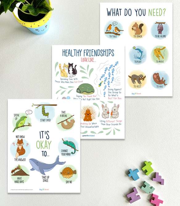"Self-Awareness Poster Collection"- Big Life Journal