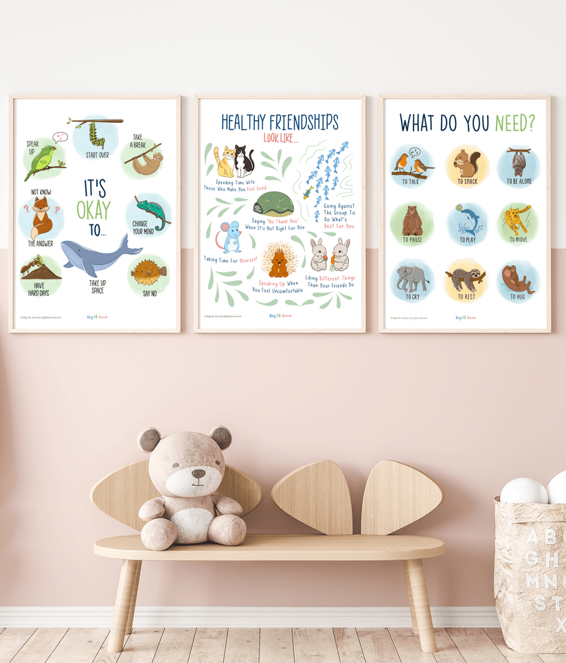 "Self-Awareness Poster Collection"- Big Life Journal