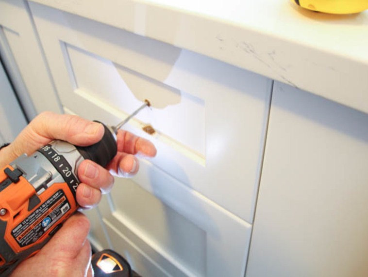 Installation of new hardware.