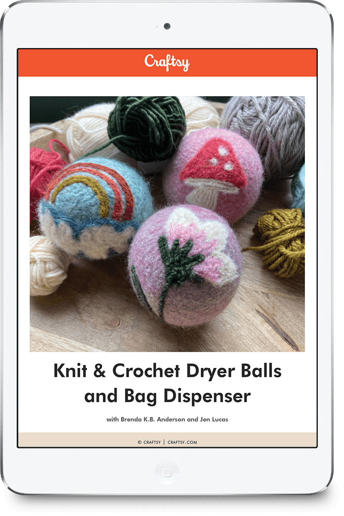 Knit & Crochet Dryer Balls and Bag Dispenser | Craftsy
