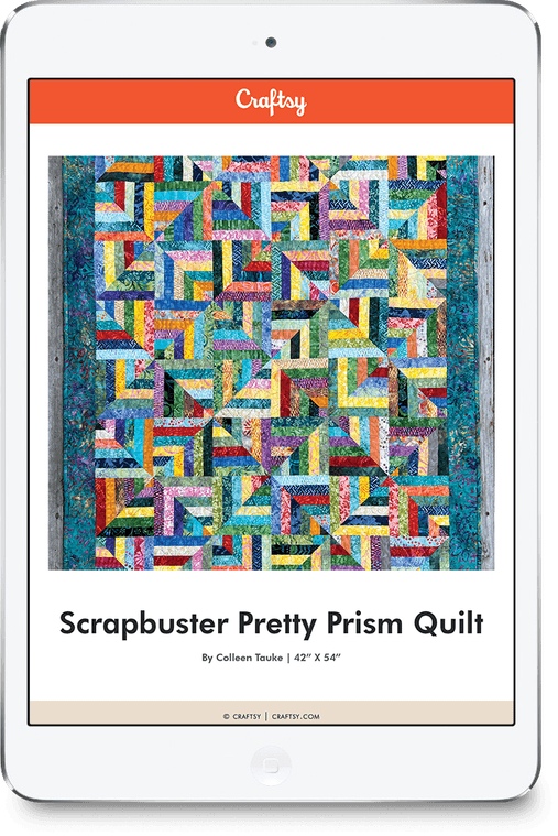 Scrapbuster Pretty Prism Quilt | Craftsy