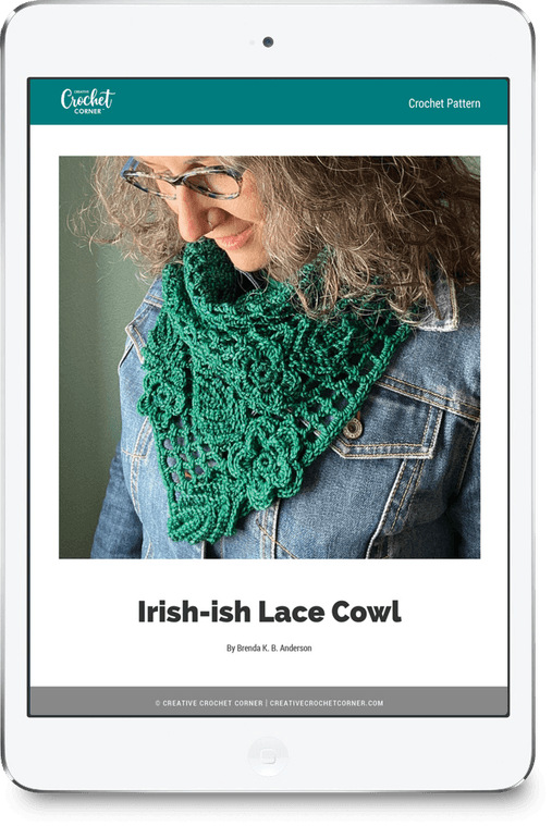 Irish-ish Lace Cowl | Creative Crochet Corner