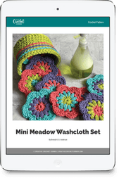 Mini Meadow Washcloth Set | Creative Crochet Corner