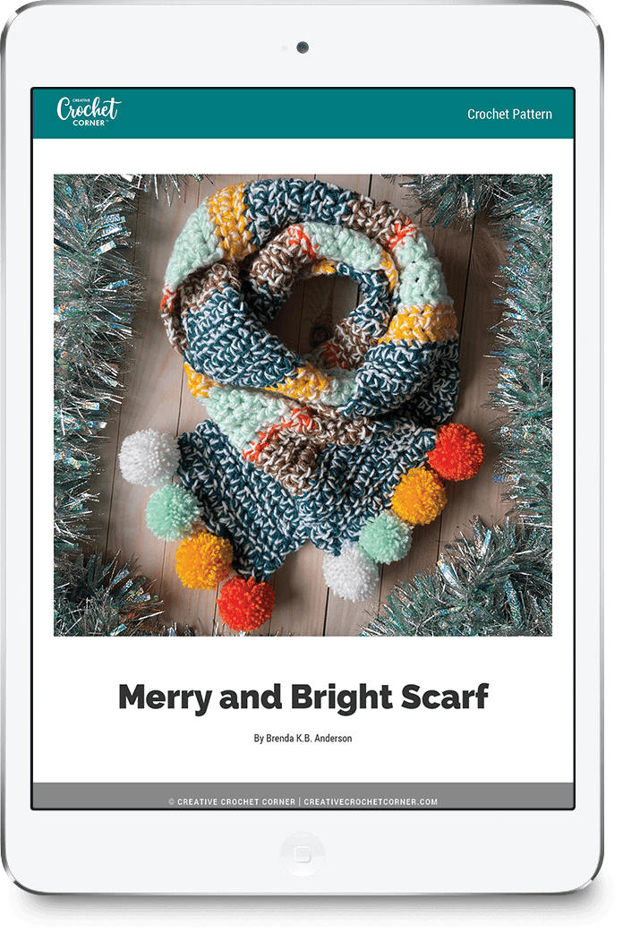 Merry and Bright Scarf | Creative Crochet Corner