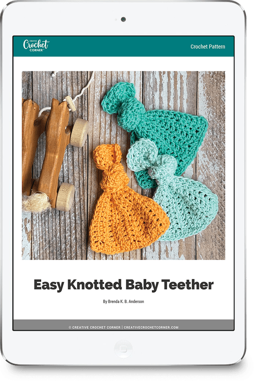 Easy Knotted Baby Teether | Creative Crochet Corner