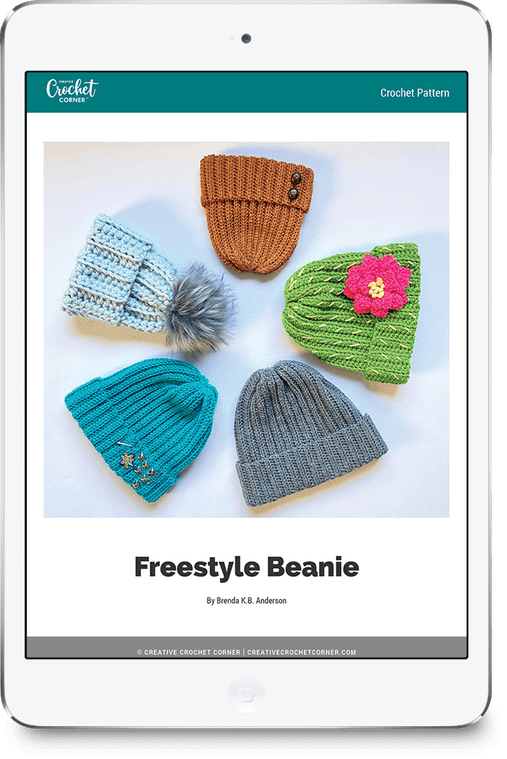 Freestyle Beanie | Creative Crochet Corner